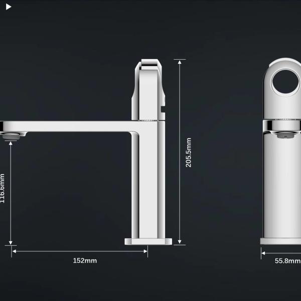 Quality Push Activated Bathroom Basin Faucet With Innovative Design And Luxury for sale