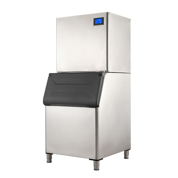 Quality 280kg Per Day LZ-600 Crystal Clear Ice Maker Panel Ready Commercial Moon Shape Ice Machine for sale
