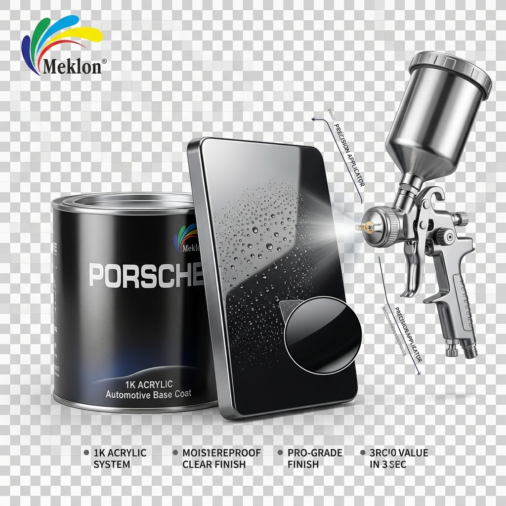 Quality Moistureproof Auto Base Coat Anti UV , Practical Acrylic Automotive Paint for sale
