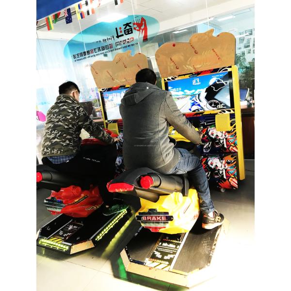 Quality Enjoyable 42LCD MANX TT Superbike Arcade Machine For Games Mall for sale