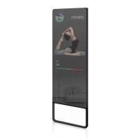 Quality Floor Standing Smart Fitness Mirror , Full Body Workout Mirror 500 Nits 1920 for sale