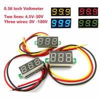 Quality 0.36 Inch Digital Ammeter Voltmeter 2 Wires 3 Wires 4 Digits LED for sale