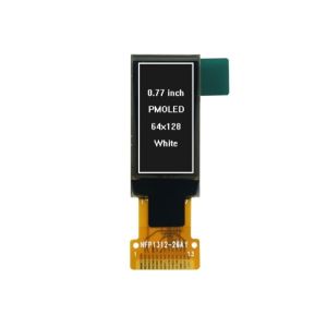 Quality 0.77'' 64x128 White Mono OLED Display SPI I2C SSD1312 PMOLED Screen Super Small for sale