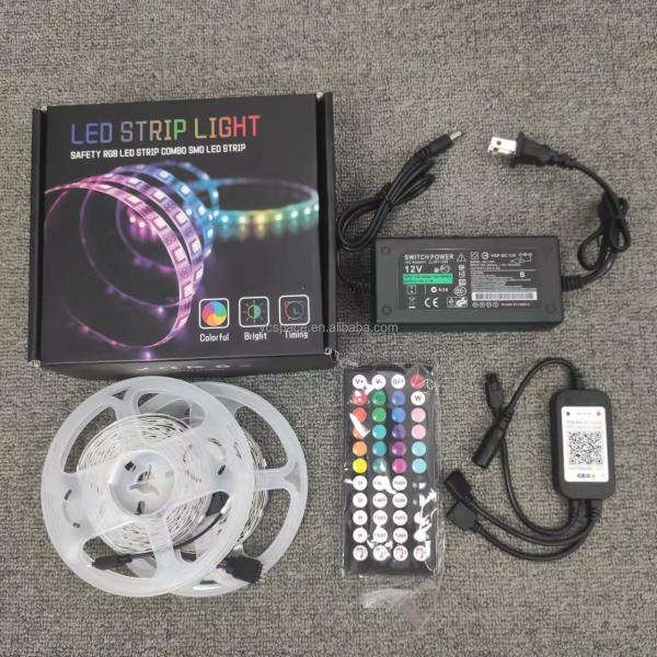 Quality 100m Custom Length LED Strip Lights 12v Multi-Color RGB Red Green Blue -45 50C 0 for sale