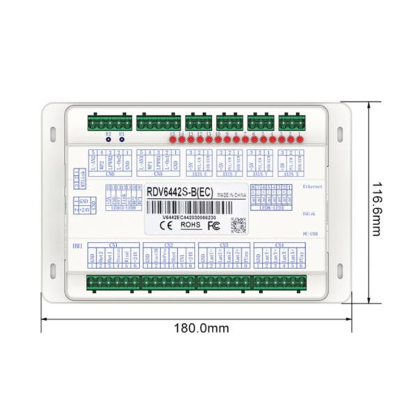 Quality RUIDA Double Heads Small Vision Laser Cutting And Engraving Control System for sale