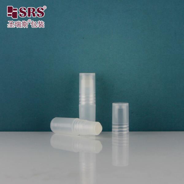 Quality 3ml Mini Empty Plastic PP PCR Recycled Material Sample Serum Roll On Oil Bottles for sale