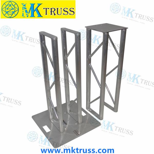Quality 50*2mm Square Aluminum Stage Truss FLEX TOWER PLATFORM TOTEM PACKAGE with for sale