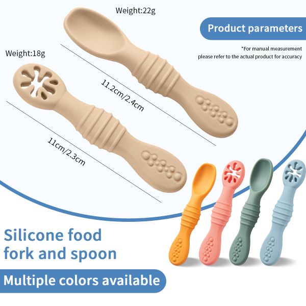 Quality Silicone Soft Spoons for Babies Infant Feeding Spoons for sale