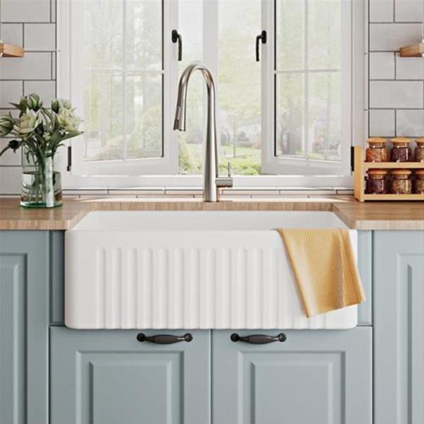 Quality Trend Blue Shaker Style Kitchen Cabinets Solid Wood Furniture for Modular for sale