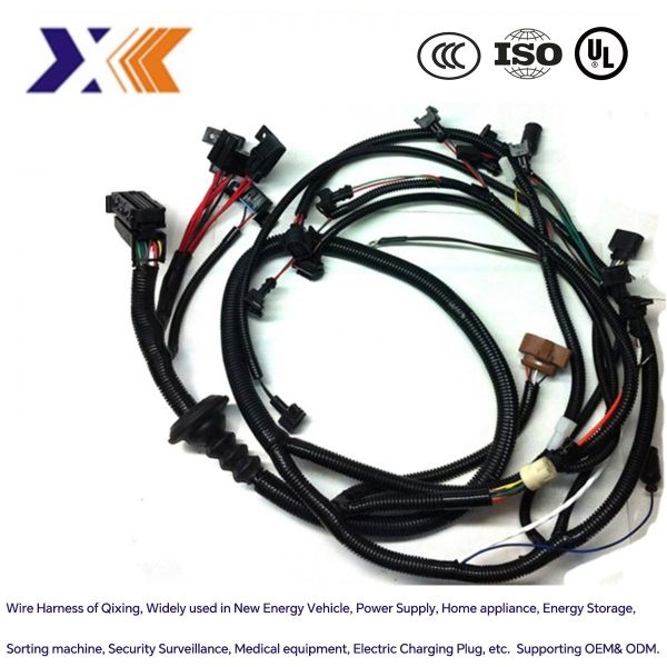 Quality Energy Vehicles Customized Connector Type Auto Wiring Harness with Waterproof for sale