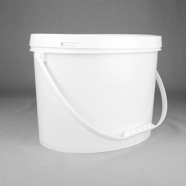 Quality 10L Oval PP Plastic Food Packaging Pail for sale