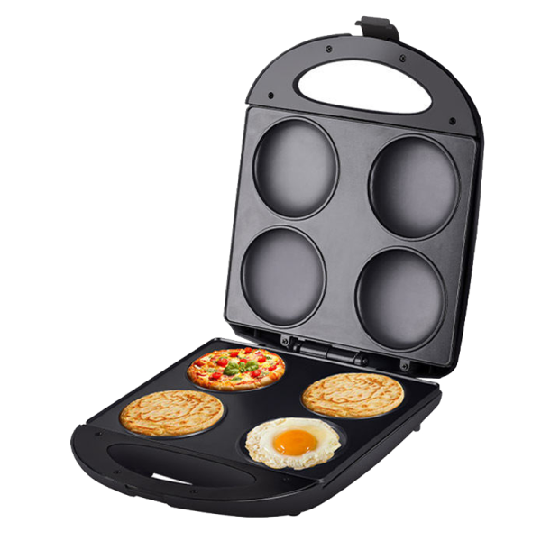 Quality 4 Pancake Egg Waffle Maker Customized Individual Home Children Cake for sale