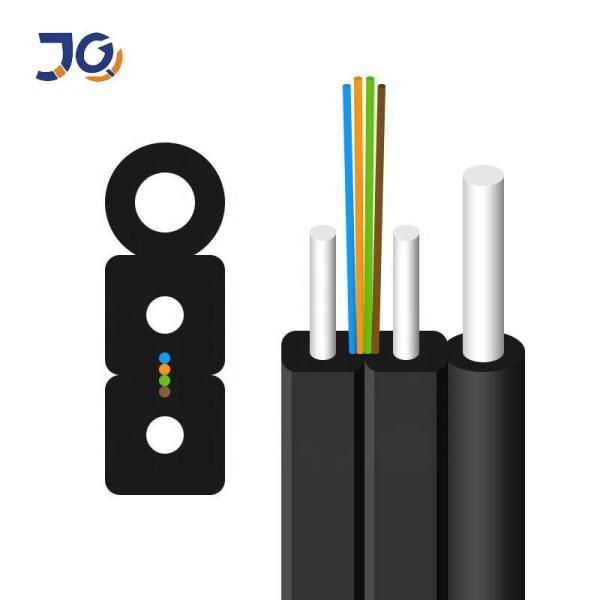 Quality 20kgs/Km G657A1 FRP FTTH  Optical Fiber Cable for sale