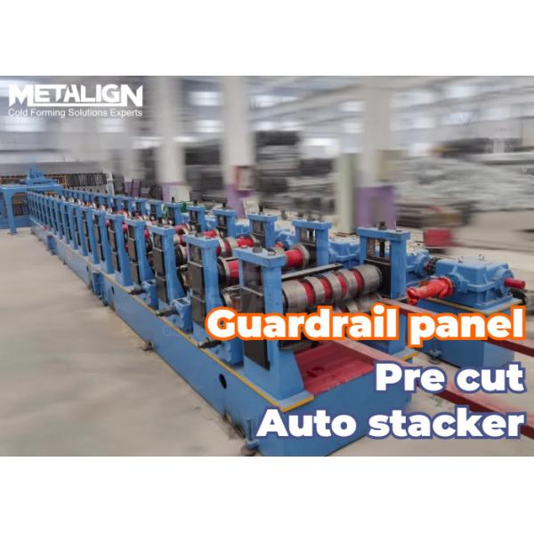 Quality High Efficiency Hydraulic Punching Roll Former Machine For Highway Guardrail for sale