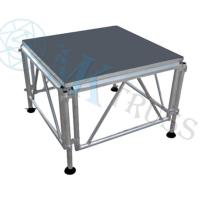 Quality 18mm Plywood or 18mm Tempered Glass Triangle Portable Stage Platform for Truss for sale