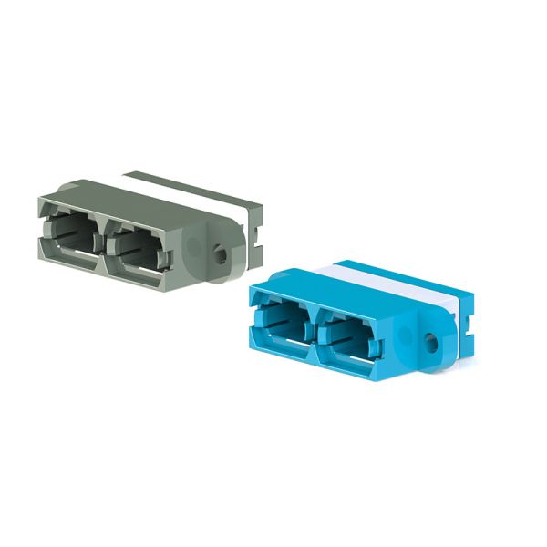 Quality High Precision Duplex MPO Fiber Optic Adapter flange For Optical Distribution Frame for sale