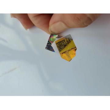 Quality Waterproof Holographic Anti Counterfeit Sticker Film Labeling for sale