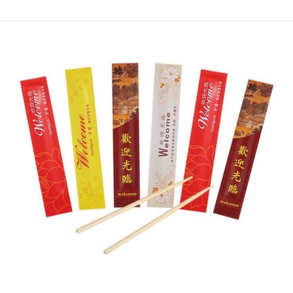 Quality Individual Packed Toothpicks 2.0mm Diameter Bamboo Toothpicks Coated Paper for sale