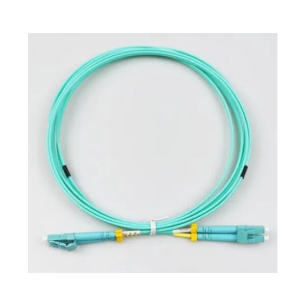 Quality 2.0mm Multimode Fiber Patch Cord , LC LC Om3 Patch Cord Aqua for sale