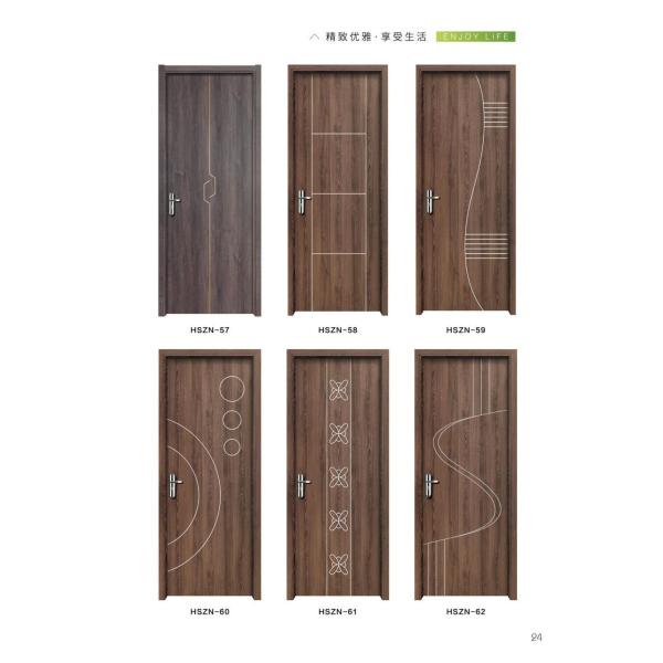 Quality Innovative Residential WPC Laminated Door Various Styles Waterproof for sale
