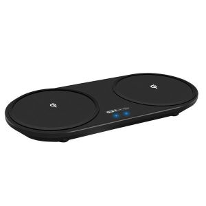 Quality DC 5.0 Jack Wireless Charging Dual Pad Qi Certified Fast Charge for sale