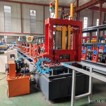 Quality C Z Interchange Purlin CE Channel Roll Forming Machine Automatically Change Size for sale