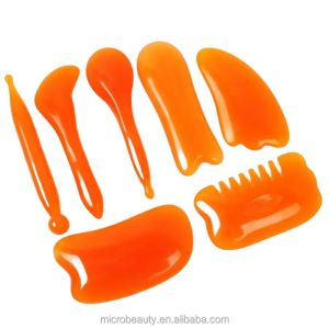 Quality Resin Gua Sha Sculpting Tool Face Lift Wrinkle Prevention Facial Body Scraping for sale