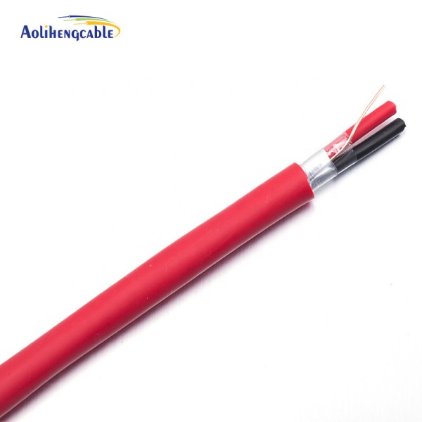 Quality Bare Copper 2 Core Alarm Cable PVC Jacketed 1.05mm ID CE Certified for sale