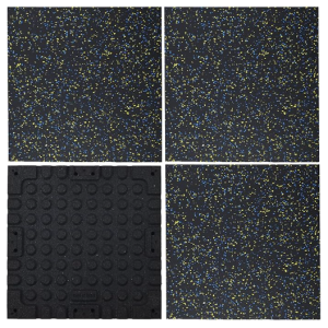 Quality Gym Rubber Flooring Tile EPDM Rubber Sheet in Different Size for sale