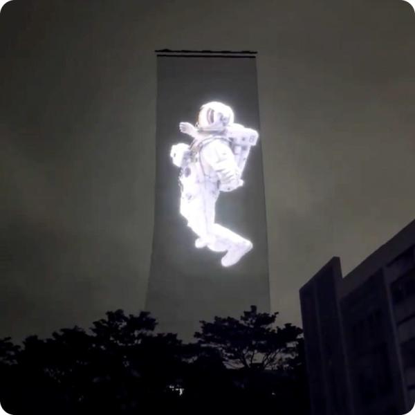 Quality LED drone mounted magic carpet screen Stage banner advertising display LED for sale
