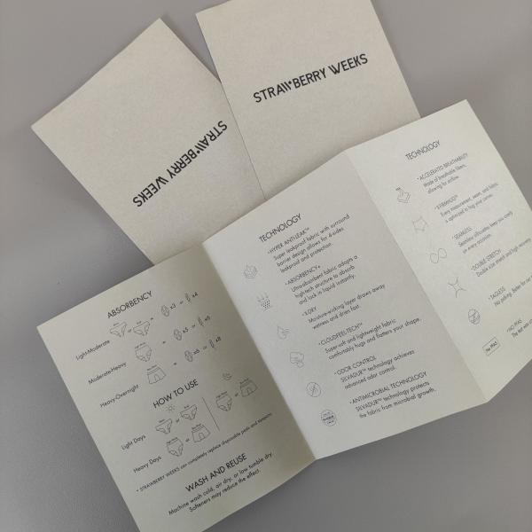 Quality Clothing Instruction Manual Customized Card with Matte Lamination Surface for sale