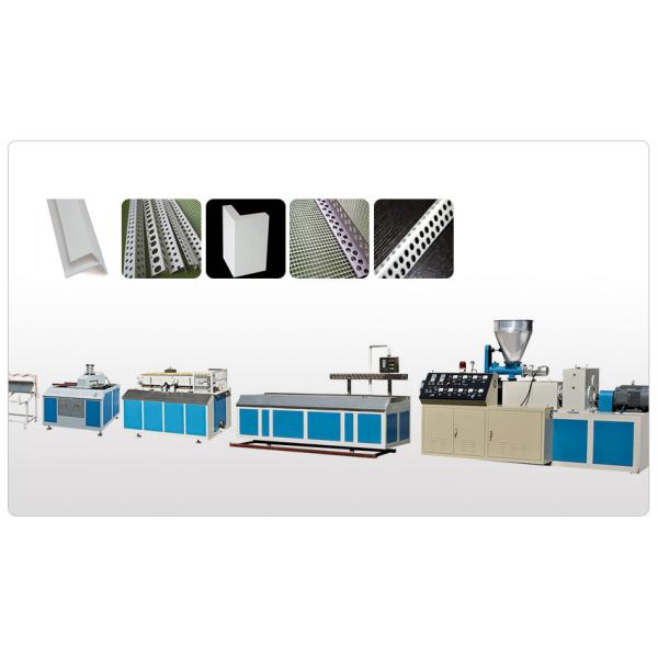 Quality Plastic PVC Corner Beads Profile Extrusion Line Insulation Heat With Touch for sale