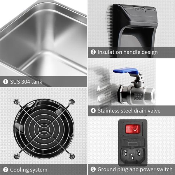 Quality 600w 30l Industrial Ultrasonic Cleaner For Bicycle Wheel for sale