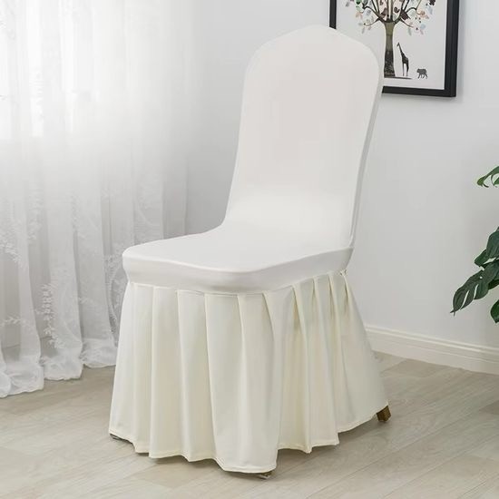 Quality High Quality Elastic Knot White Restaurant Banquet Chair for sale