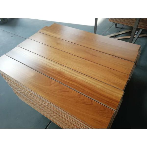 Quality natural lacquered Burma Teak multi layers engineered wood flooring for sale