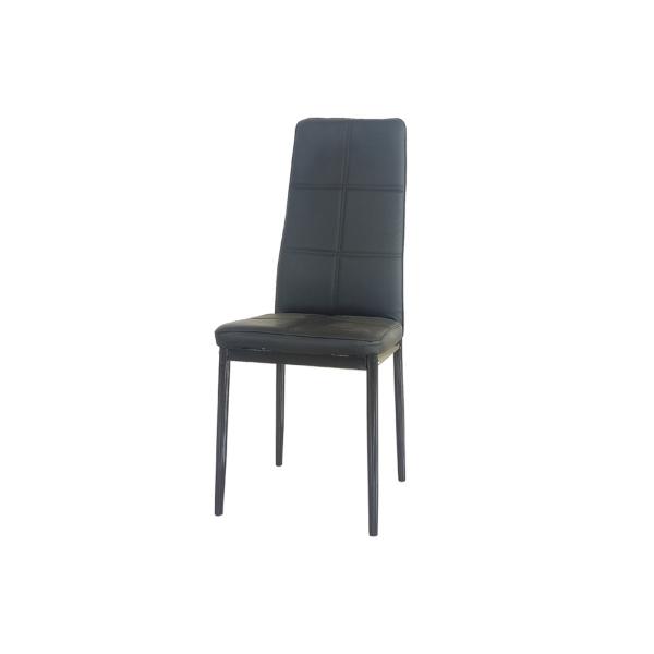 Quality 0.25m cbm 96cm 52cm Leather Padded Dining Chairs for sale
