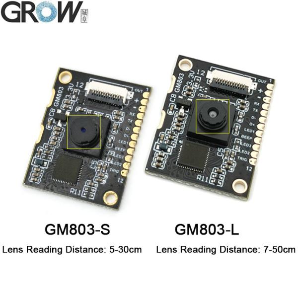 Quality GROW GM803 Series Small Cheap DC3.3V USB/TTL232 Interface Barcode Scanner Module for sale