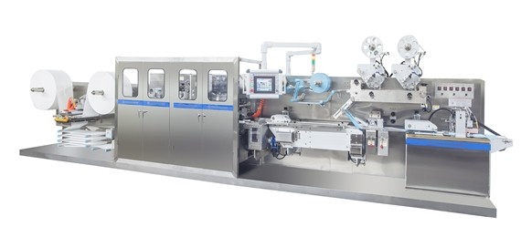 Quality 5 - 30pcs Wet Wipe Machine Tissue Paper Machine 25KW for sale