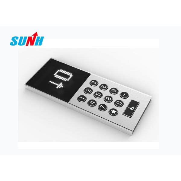 Quality OEM Anti Static Elevator Cop Panel , Glass Display Boards Elevator Button Panel for sale