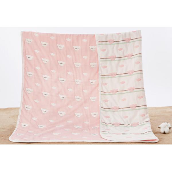 Quality 30S Organic Cotton Jacquard Fabric 160gsm Jacquard Gauze Material for sale