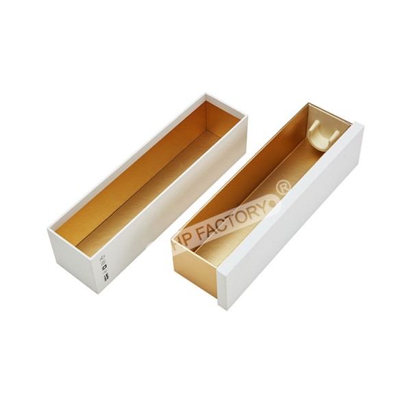 Quality Eco Friendly White Paper Champagne Packaging Boxes Wine Display Box PMS Printing for sale