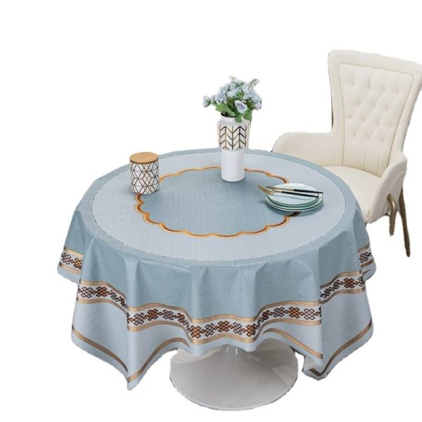 Quality Directly Sell PVC Polyester Tablecloth for Home Party Office Hotel Shop Restaurant for sale