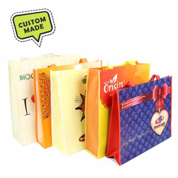 Quality Reusable Grocery Non Woven Shopping Bag In Bulk 80g-130g for sale
