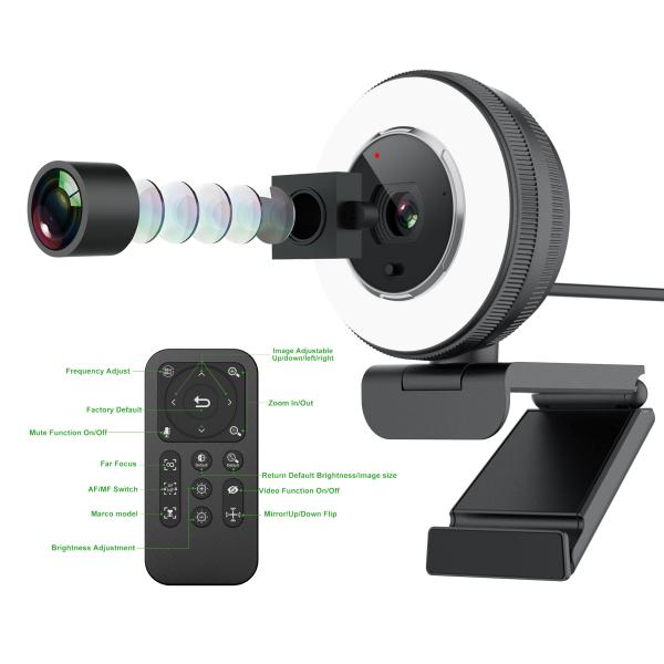 Quality Built In 2pcs High Definition Microphone 78 Degree Webcam With USB Connectivity for sale