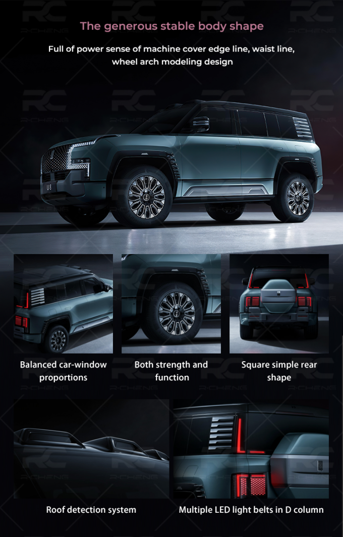 High End Luxury Hybrid Car New Byd Yangwang U8 2023 Smart Off-road Vehicle Flagship