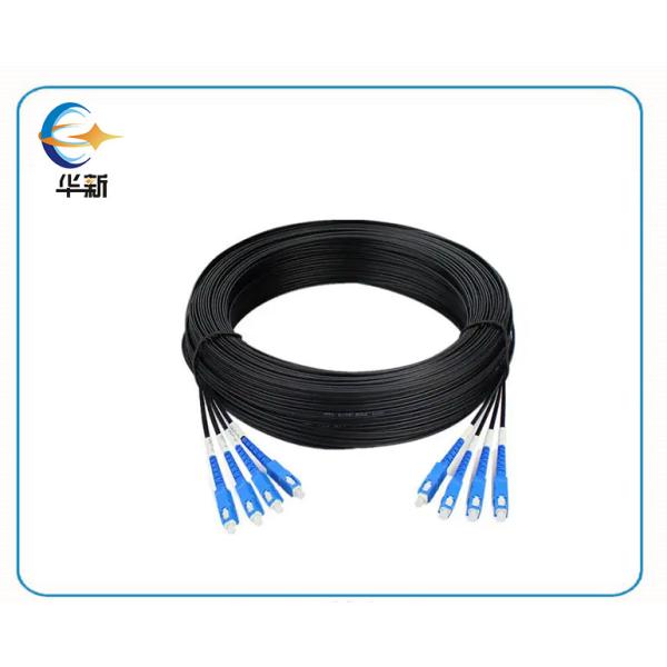 Quality G657A Kabel Serat Patch Pre Connectorized Drop Cable Patch Cord Support Customization for sale