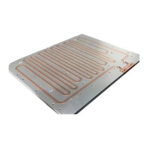 Quality IGBT Cooling Aluminium Heatsink Liquid Cooled Cold Plates With Copper Pipe for sale