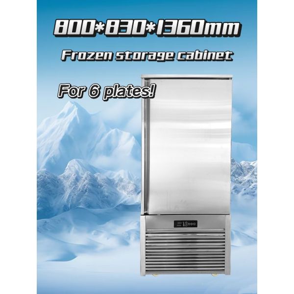 Quality DWSDG-6 Air-cooled Blast Chiller Freezer 40*60cm Six Baking Tray Size 800*830*1360MM for sale