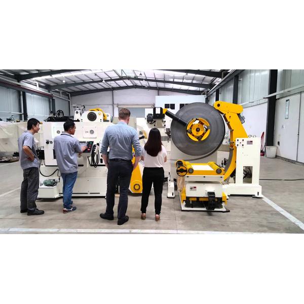 Quality Electric Parts Coil Feeding Line Uncoiling / Straightening / Feeding High for sale