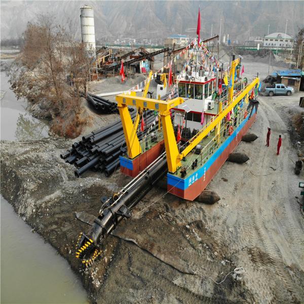 Quality Moving Trolley Optional Cutter Suction Dredger for Lake Sand Harvesting for sale